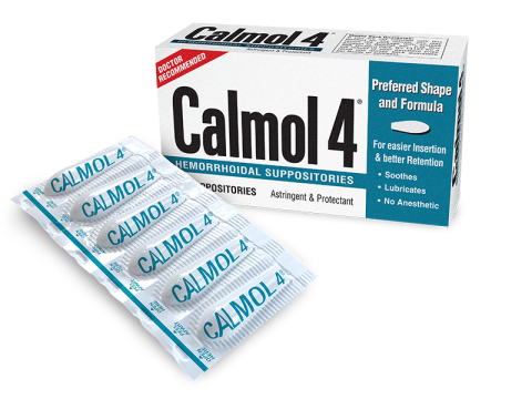 Calmol 4® Hemorrhoidal Suppositories - ResiCal, Inc.
